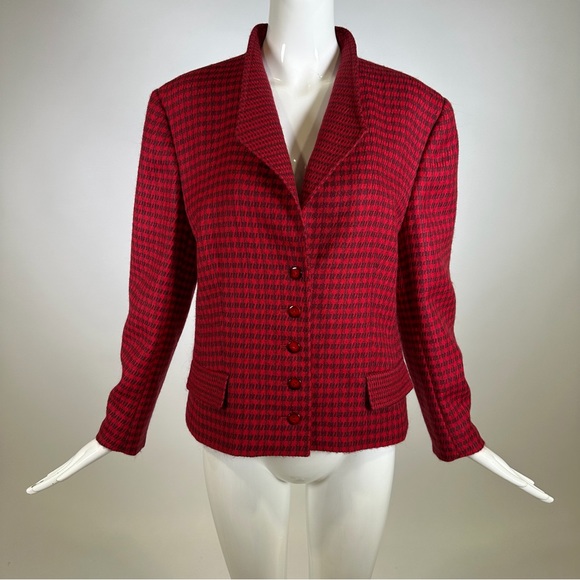 Louis Feraud | Jackets & Coats | Vintage 8s Louis Feraud Blazer Jacket ...
